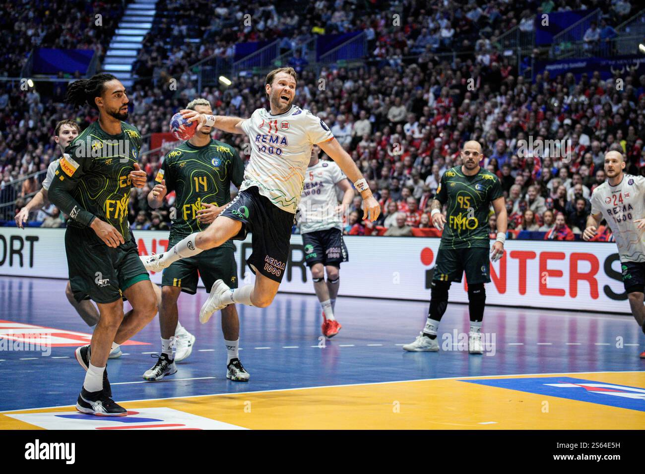 Fornebu 20250115. Norway's Petter Øverby during the World Championship ...