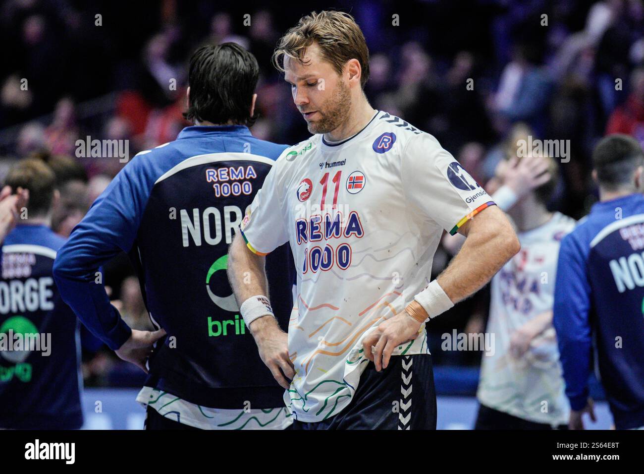 Fornebu 20250115. Norway's Petter Øverby after the World Championship ...