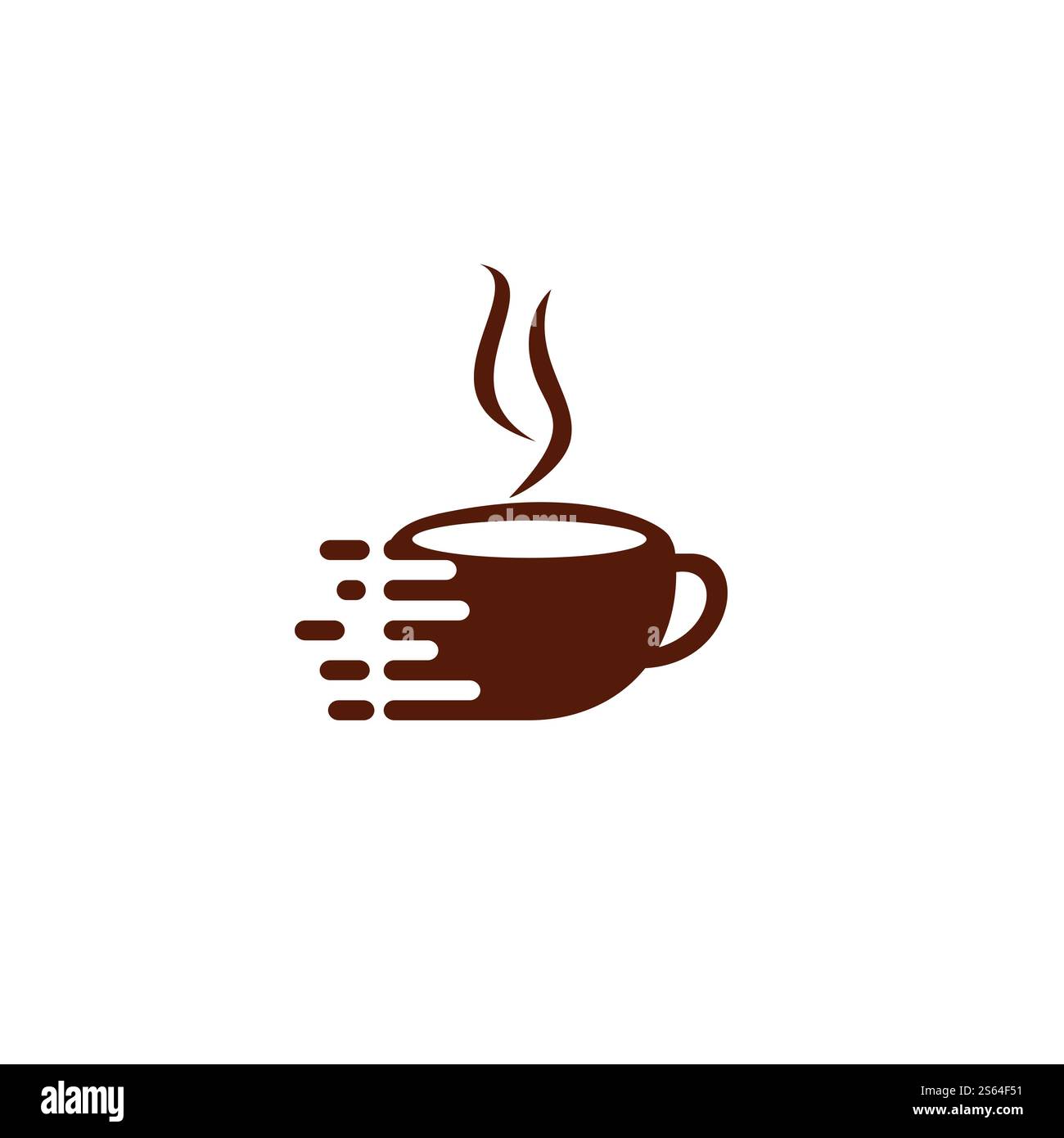 Cup of coffee vector logo design. Coffee shop logo Stock Vector Image ...