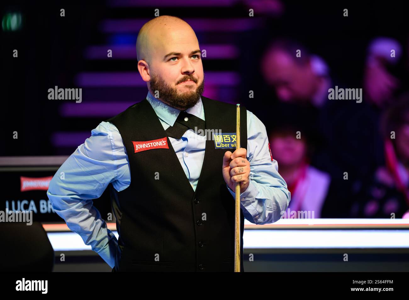 LONDON, UNITED KINGDOM. 15th Jan, 25. Luca Brecel in Match between ...