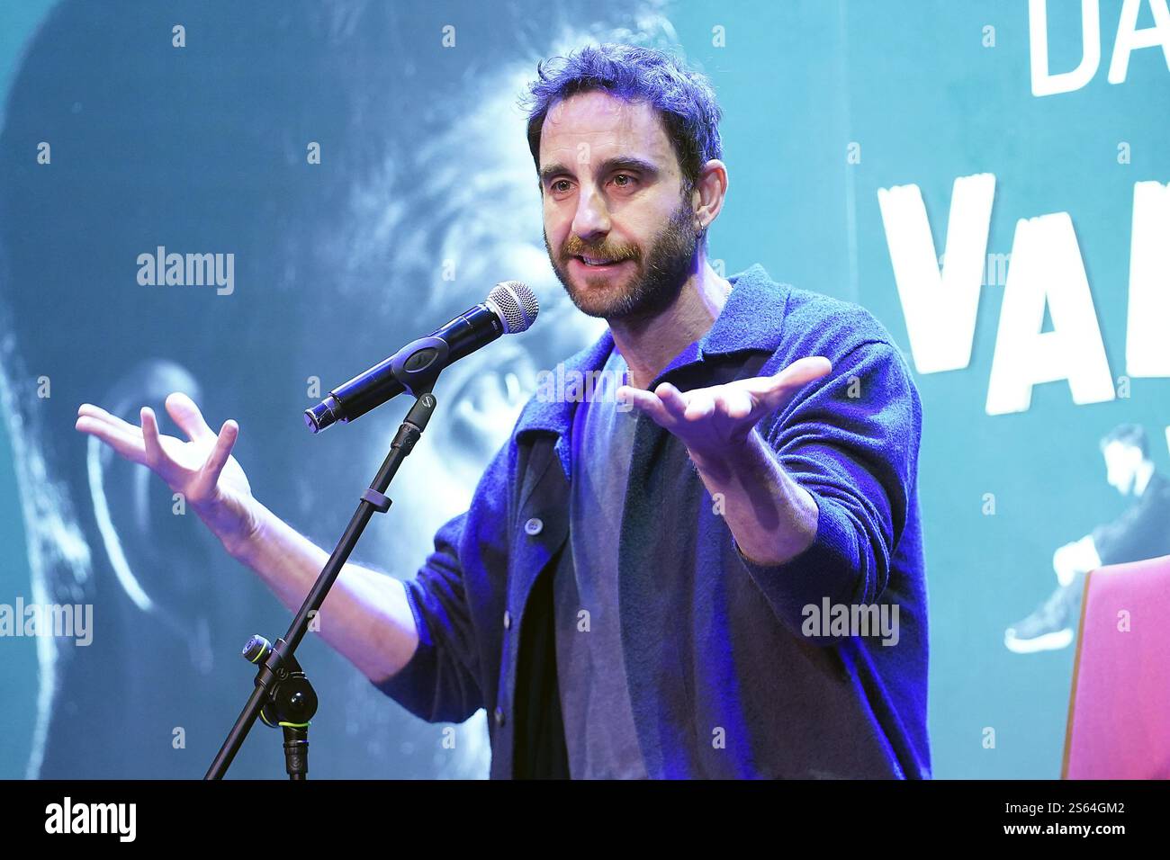 Madrid, Spain. 13th Jan, 2025. Spanish actor Dani Rovira attends to the ...
