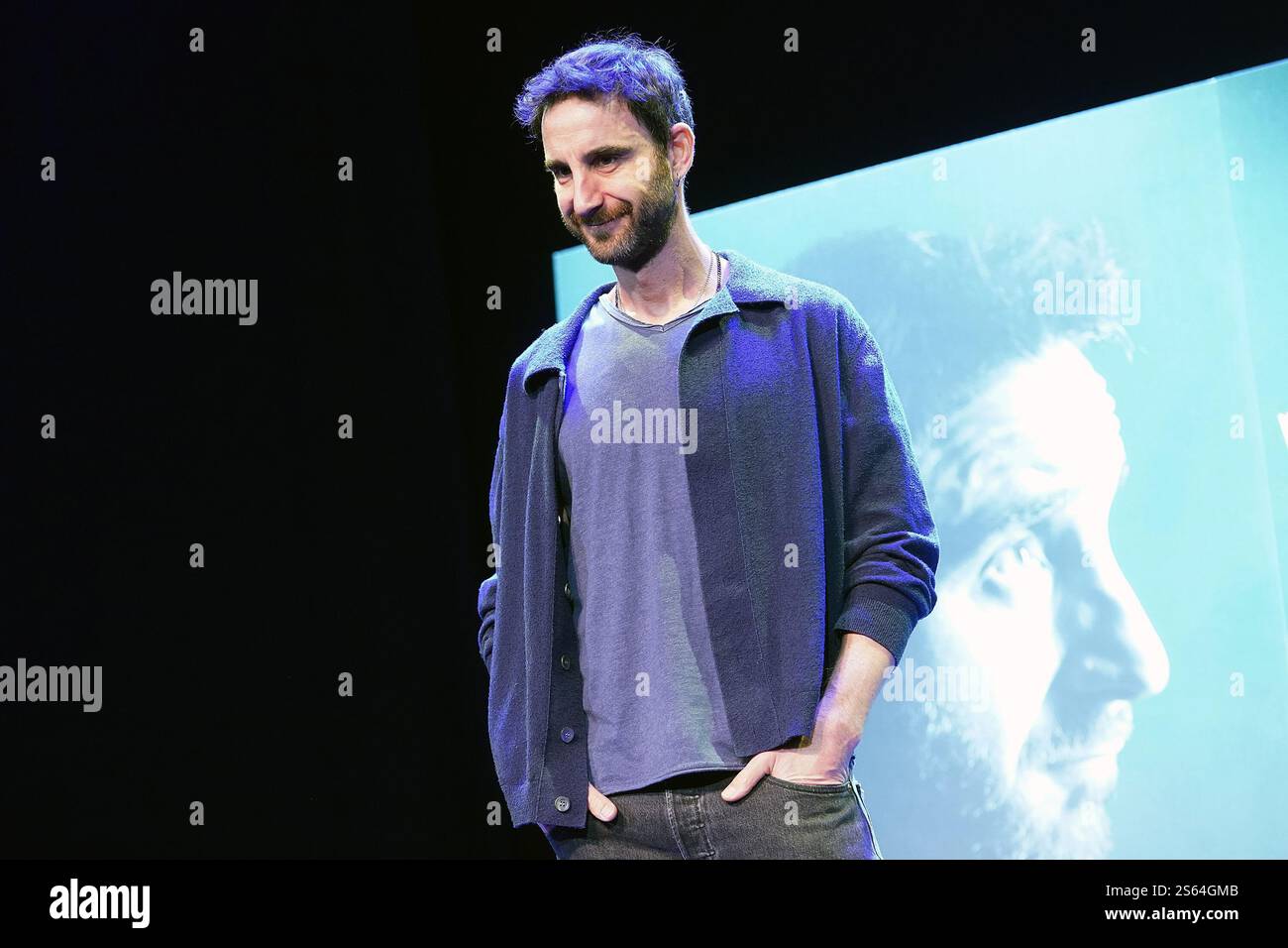 Madrid, Spain. 13th Jan, 2025. Spanish actor Dani Rovira attends to the ...