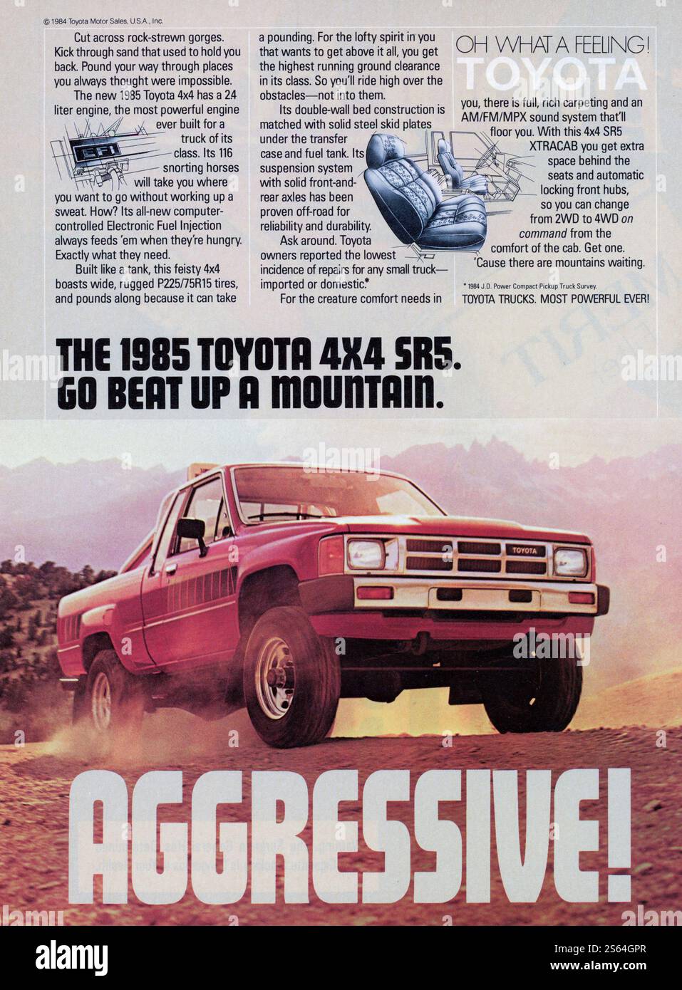 Vintage "Playboy" magazine, January 1985 issue advert, USA Stock Photo ...