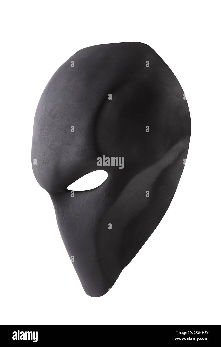 Black mask isolated on white background with clipping path Stock Photo ...