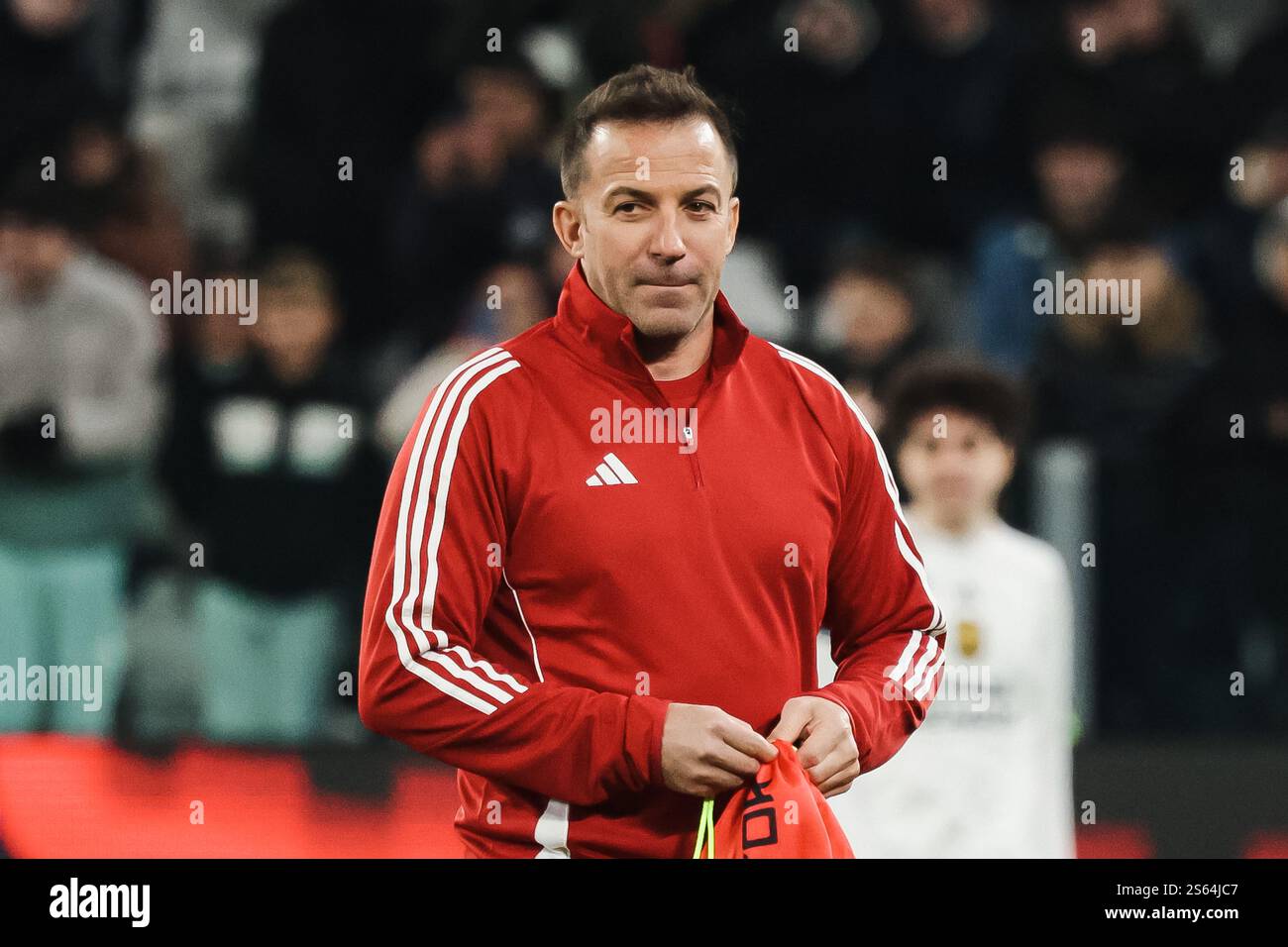 Milan, Italy. 12th Jan, 2025. Legends vs Streamer match at Allianz ...