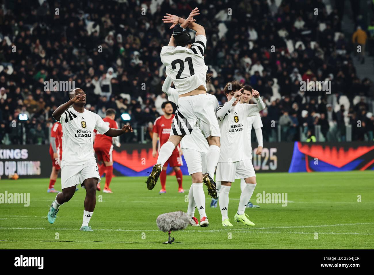 Milan, Italy. 12th Jan, 2025. The Legends vs Streamer match at the ...