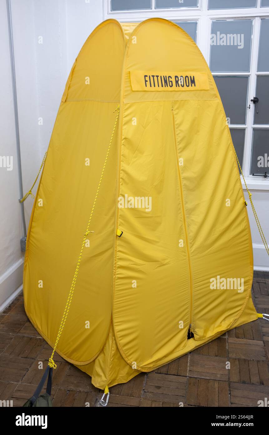 Tent Fitting Room in Human Made Clothing Store in Kyoto Japan Stock ...