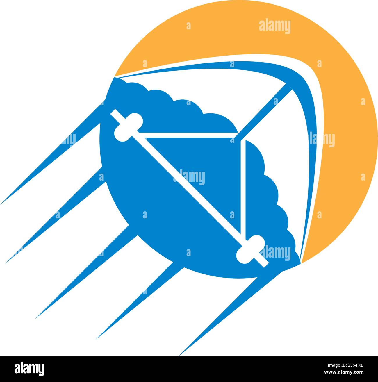 Hang gliding logo icon hi-res stock photography and images - Alamy