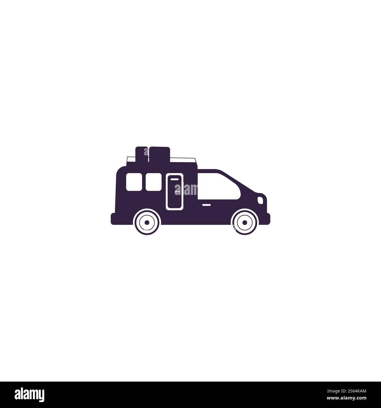 Travel van vector icon design. Camper van icon Stock Vector Image & Art ...