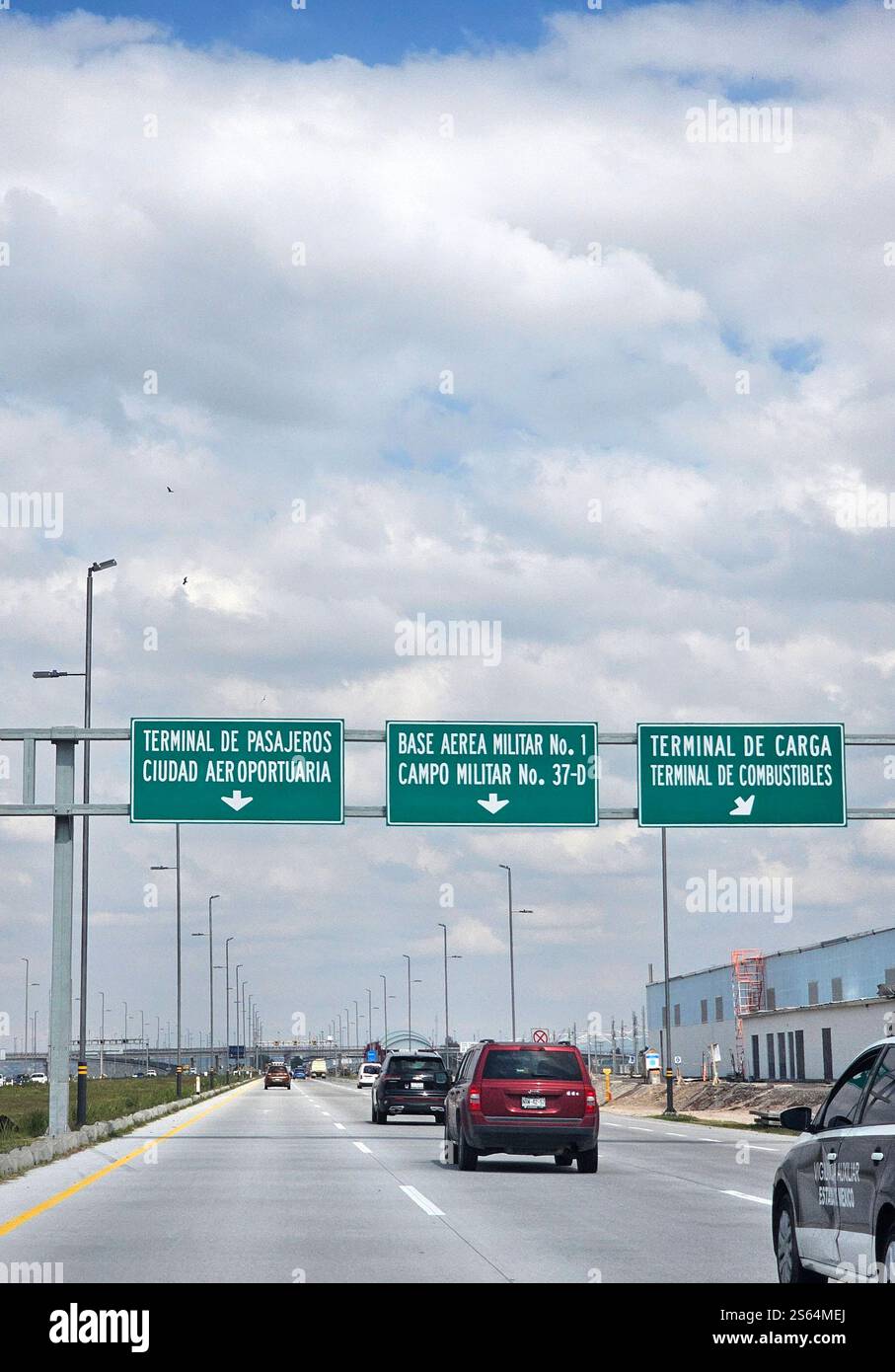 Zumpango, State of Mexico, Mexico - Oct 26 2024: Entrance highway to ...