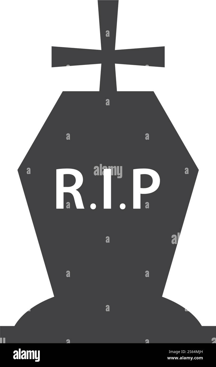 Church churchyard gravestone Stock Vector Images - Alamy