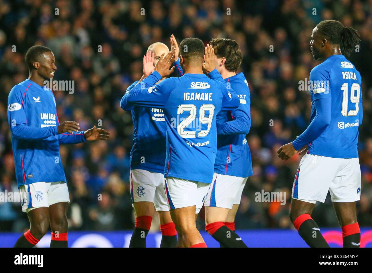 Glasgow, UK. 15th Jan, 2025. Rangers fc played Aberdeen FC in a William ...
