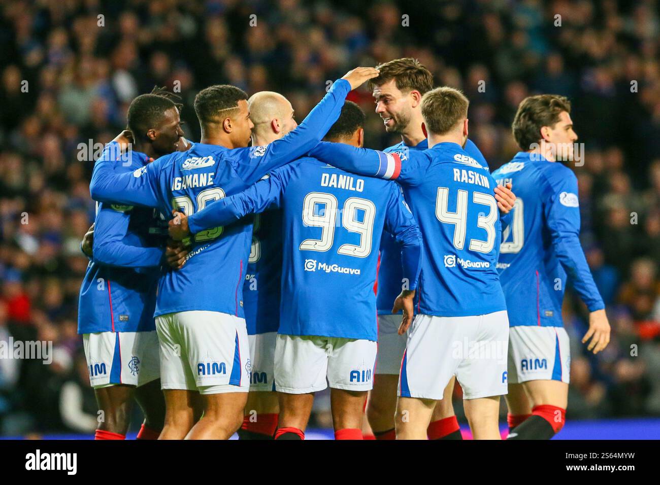 Glasgow, UK. 15th Jan, 2025. Rangers fc played Aberdeen FC in a William ...