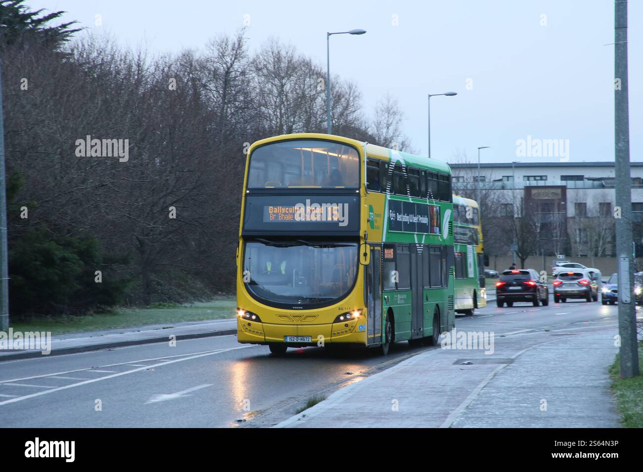 Knocklylon, Dublin, Ireland - 9th January 2025 - A Number 15 Dublin Bus ...