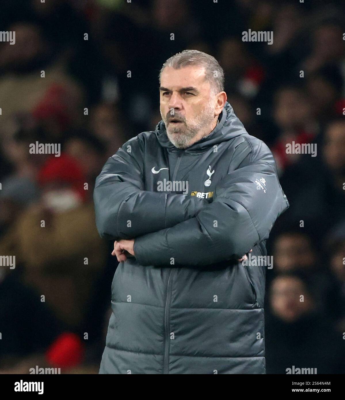 London, UK. 15th Jan, 2025. Ange Postecoglou (Spurs manager) at the ...