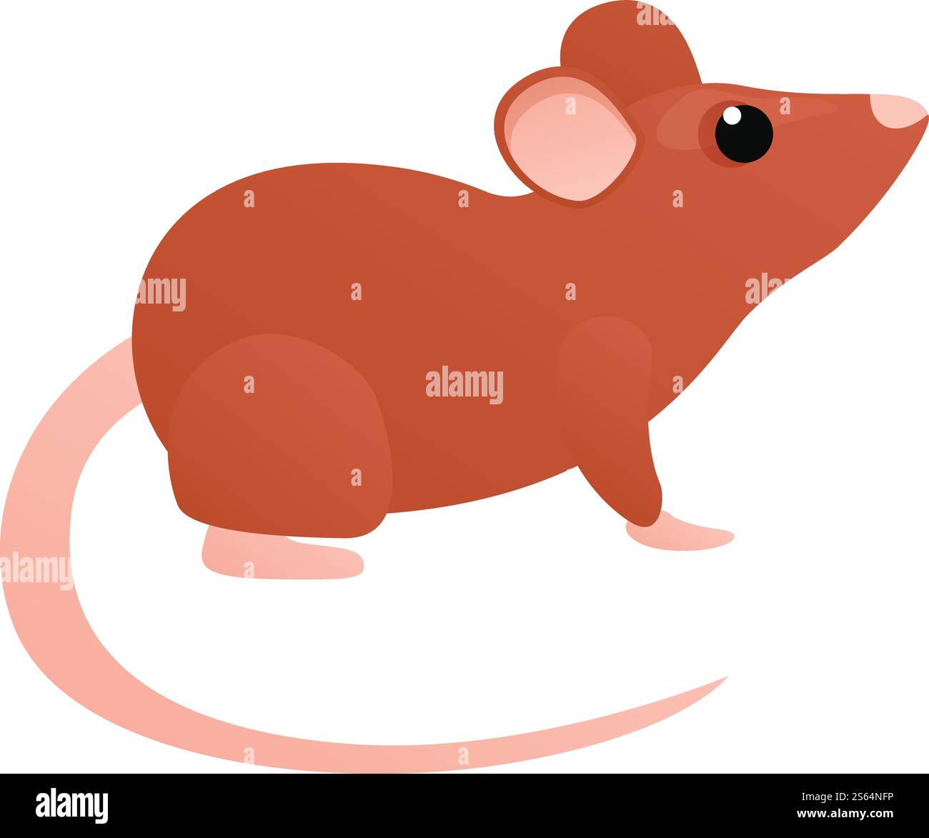 Rat icon. Cartoon of rat vector icon for web design isolated on white ...