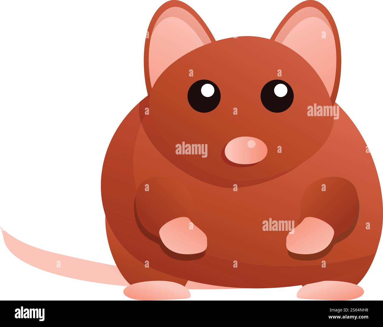 Fat mouse icon. Cartoon of fat mouse vector icon for web design ...