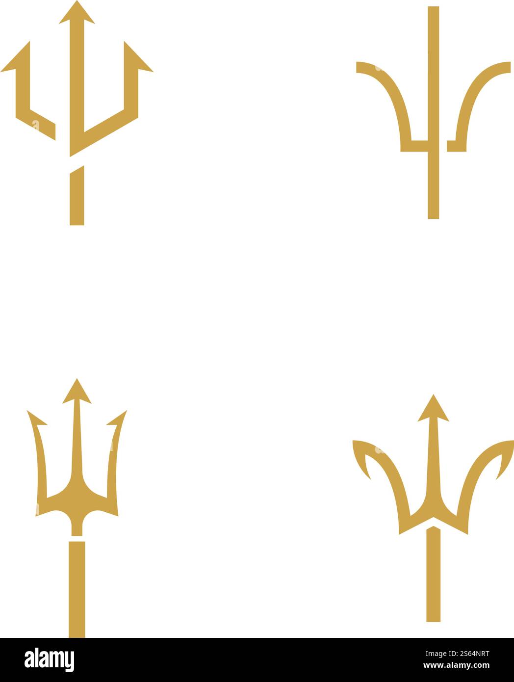 Trident Logo icon Template vector design Stock Vector Image & Art - Alamy