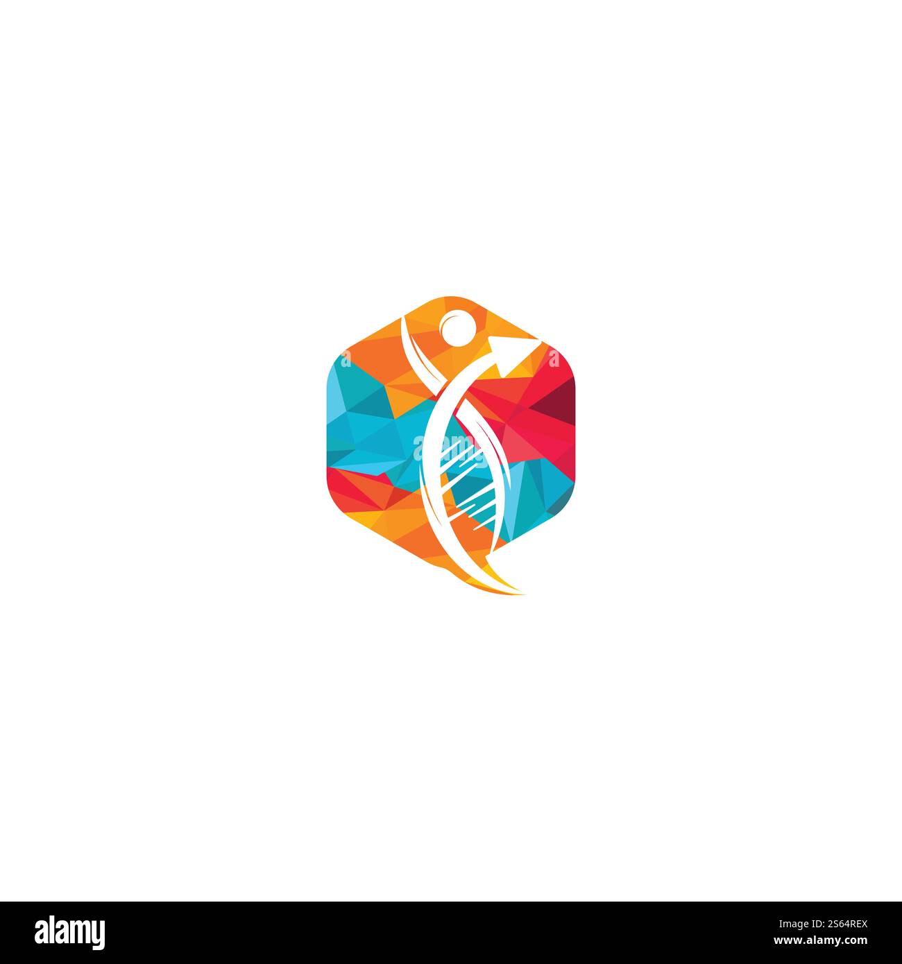 Human DNA and genetic logo design Stock Vector Image & Art - Alamy