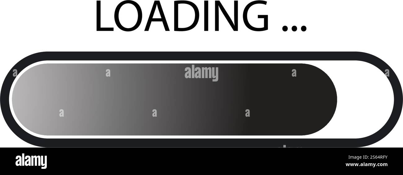 Loading bar icon set vector design Stock Vector Image & Art - Alamy