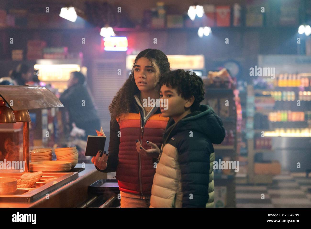 BACK IN ACTION, from left: McKenna Roberts, Rylan Jackson, 2025. ph ...