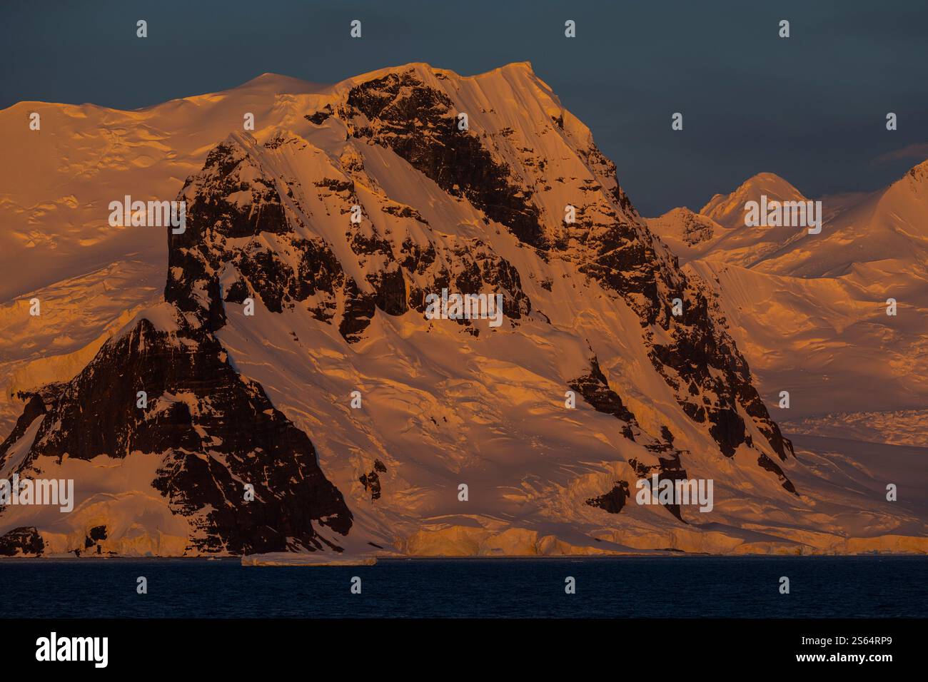 Midnight Sun in Antarctica Stock Photo - Alamy