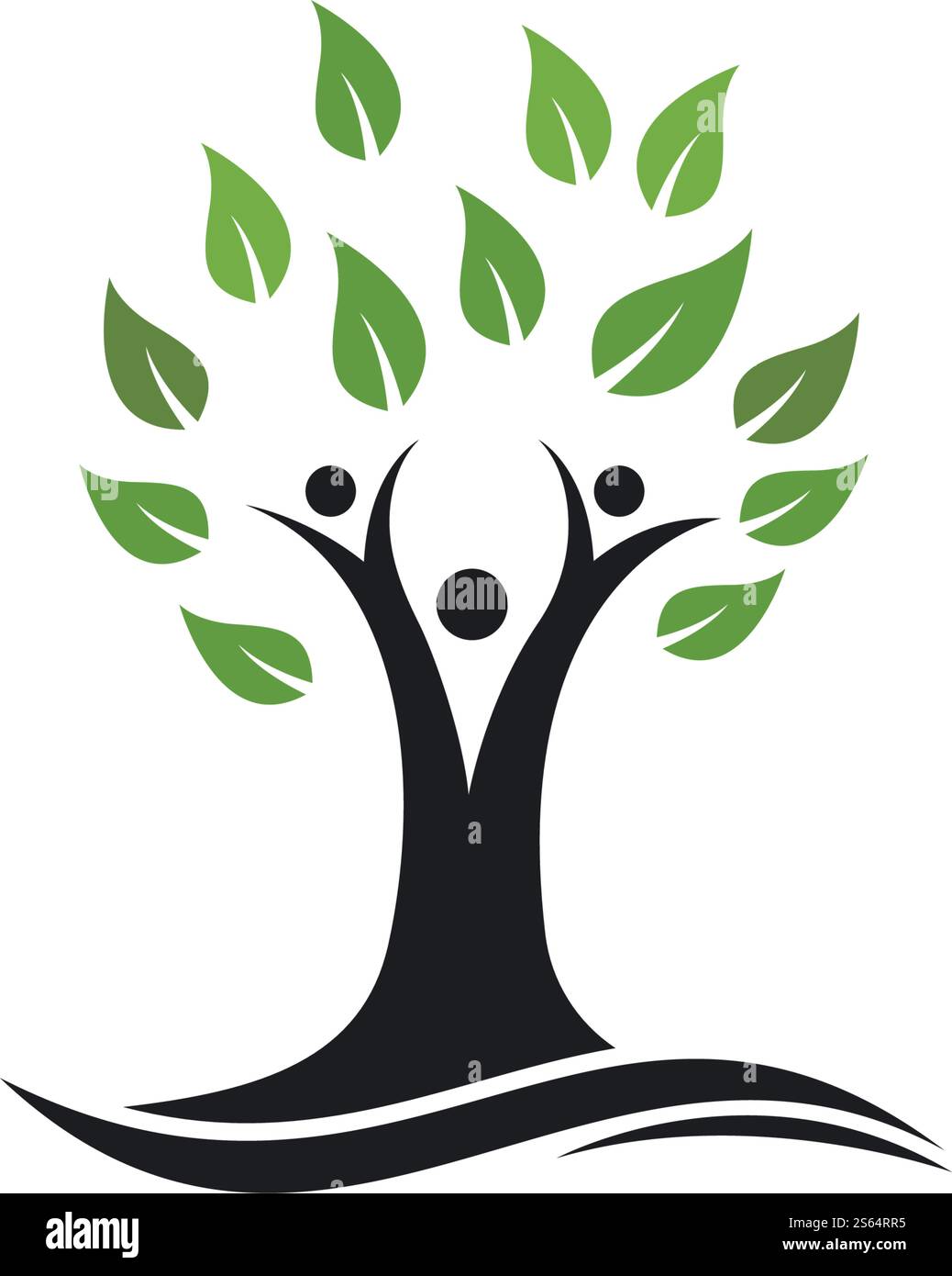people tree logo template vector illustration Stock Vector Image & Art ...