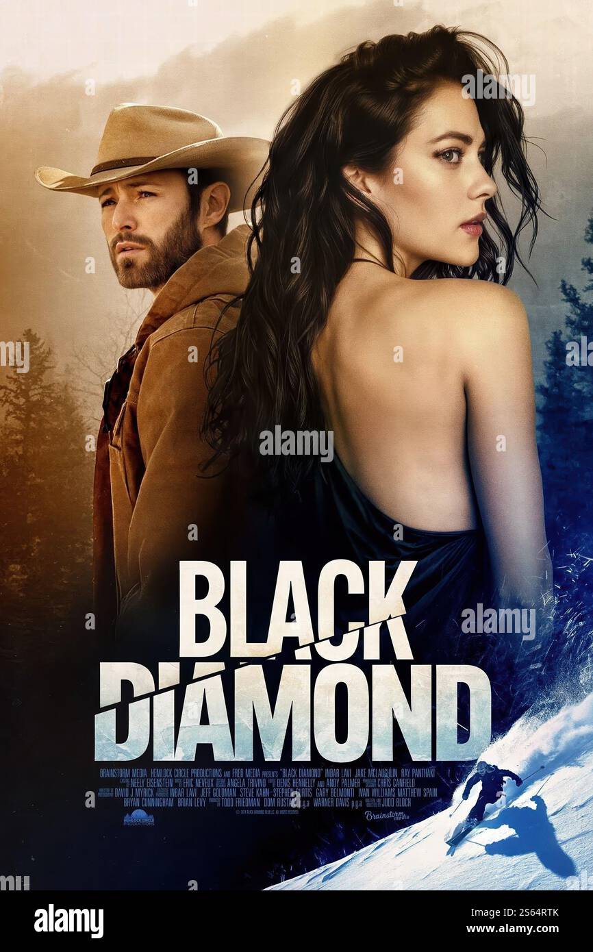 BLACK DIAMOND, poster, from left: Jake McLaughlin, Inbar Lavi, 2024 ...