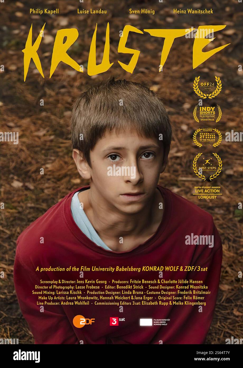 CRUST, (aka KRUSTE), poster with German title, Philip Kapell, 2023 ...