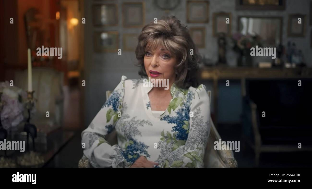 FROM ROGER MOORE WITH LOVE, Joan Collins, 2024. © Dartmouth Films ...