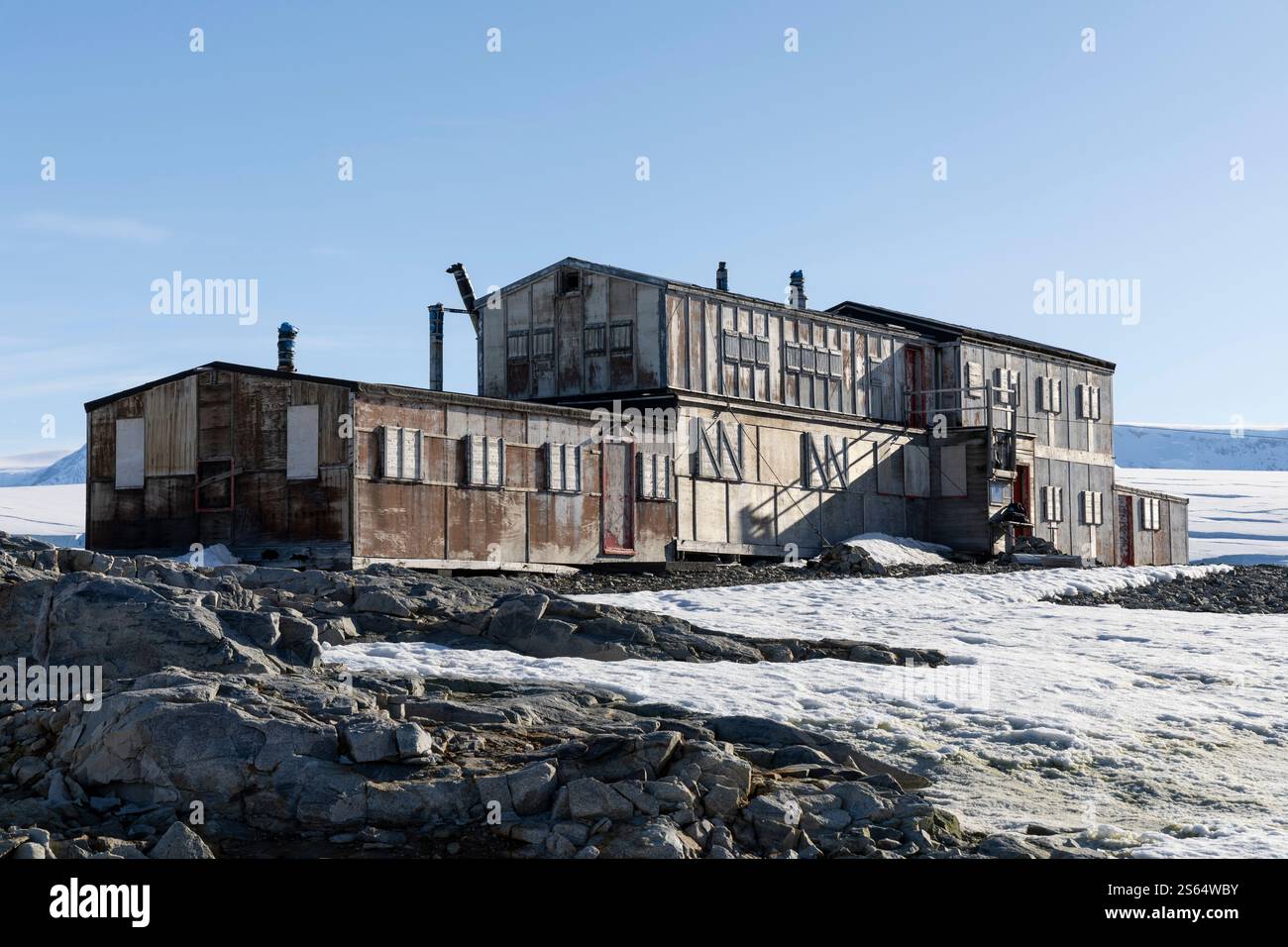 Stonington Island base, Antarctica Stock Photo - Alamy