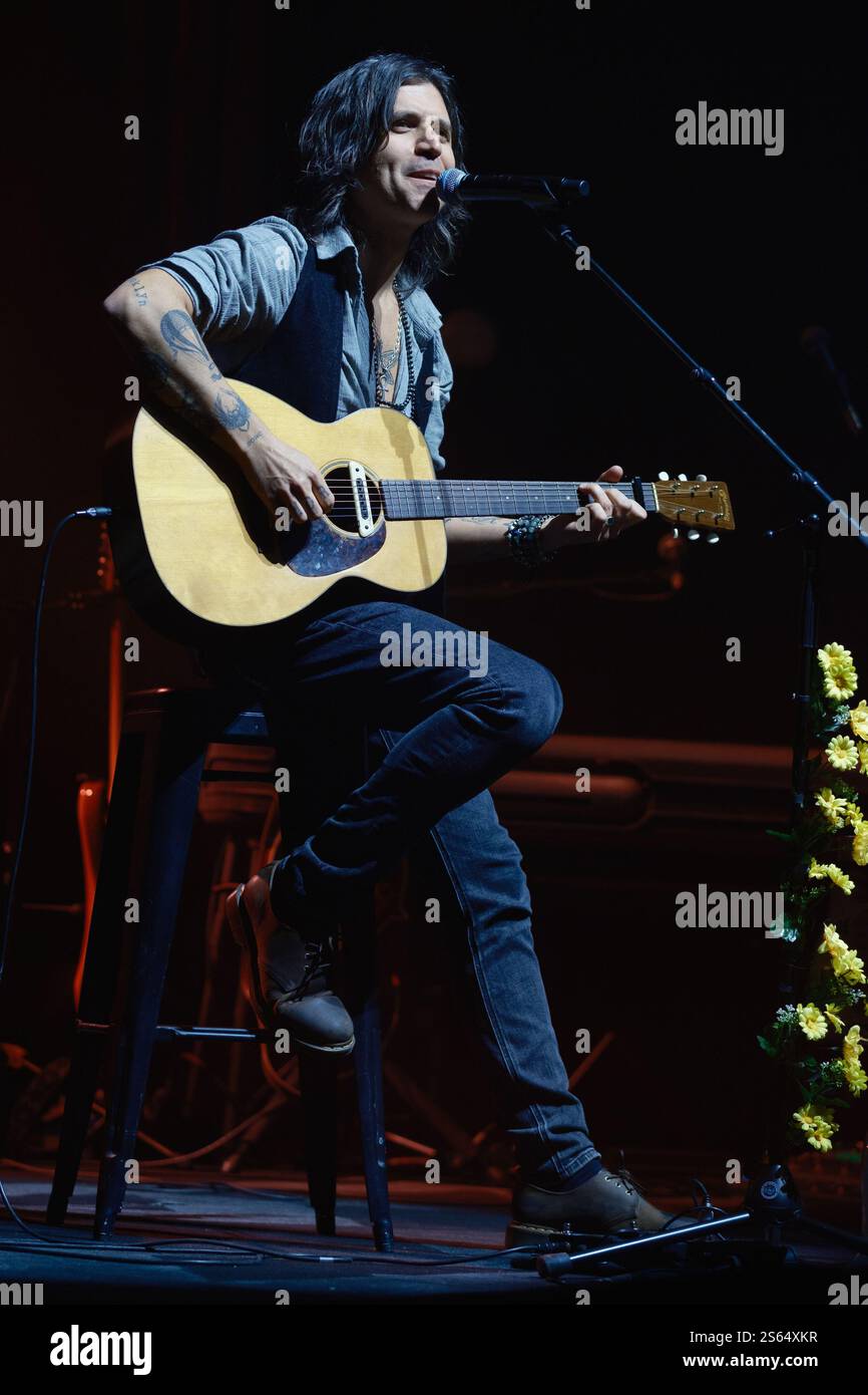 Madrid, Spain. 15th Jan, 2025. The singer Raul Gutierre, from the group ...