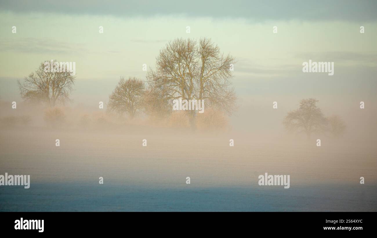 Cloud inversion and mist Stock Photo - Alamy