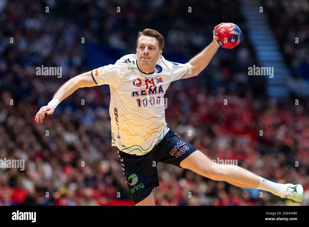 Kristian Bjørnsen of, Norway. , . during the 2025 IHF World Men's ...