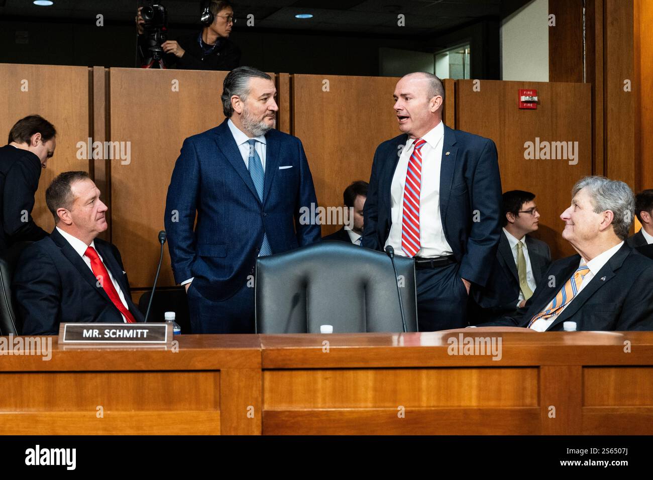 U.S. Senator Eric Schmitt (R-MO), U.S. Senator Ted Cruz (R-TX), U.S ...