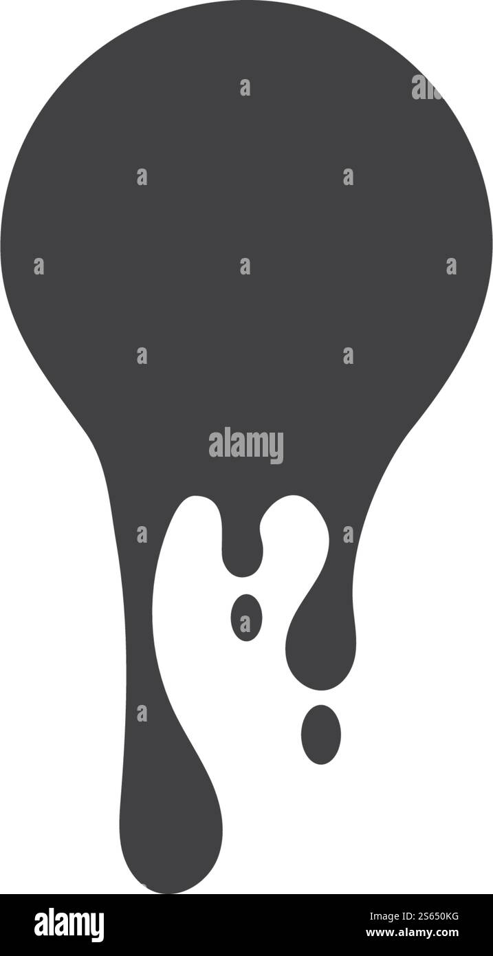 Dripping liquid icon vector design Stock Vector Image & Art - Alamy