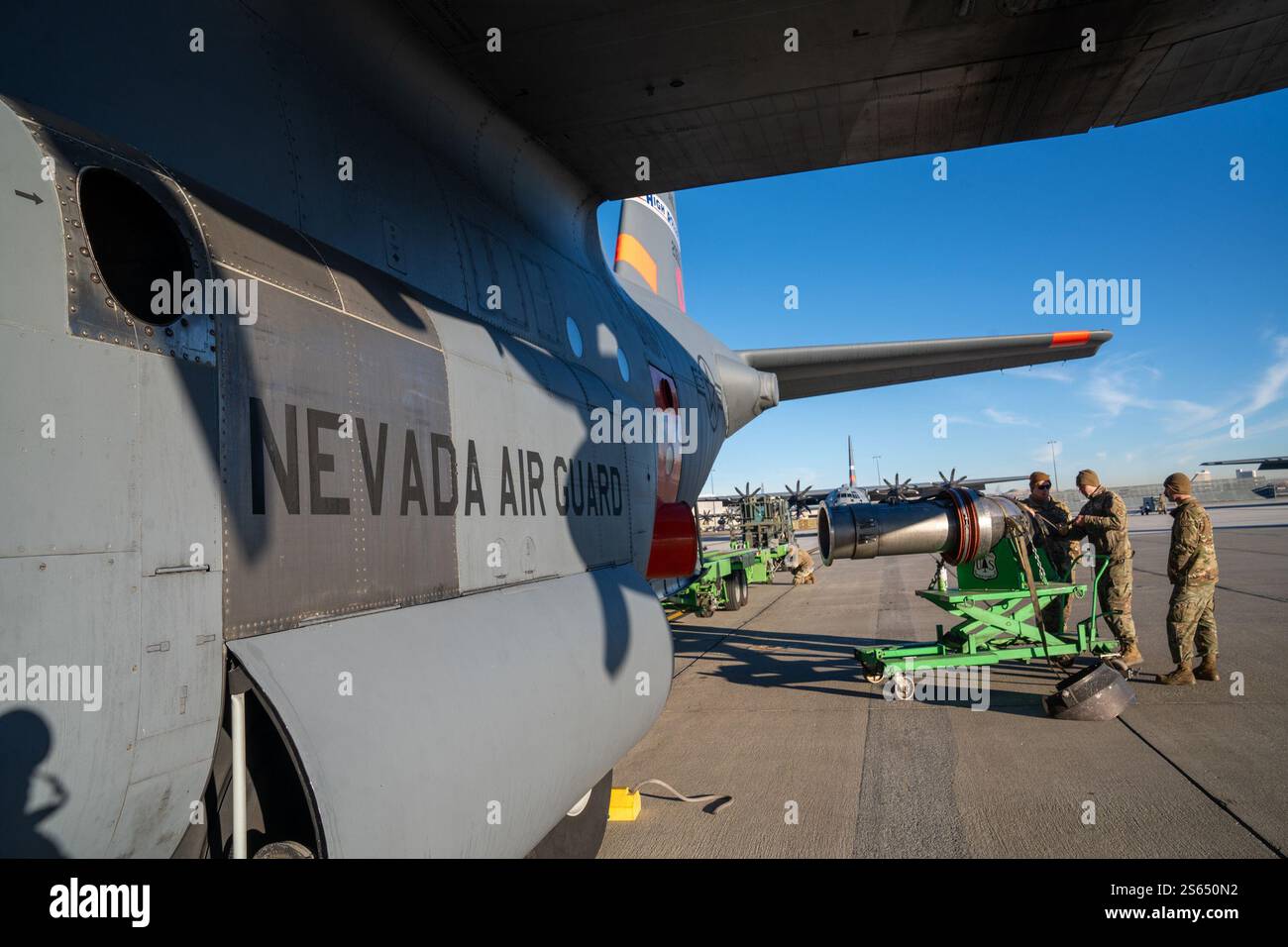 Reno, Nevada, USA. 10th Jan, 2025. Airmen from the 152nd Maintenance ...