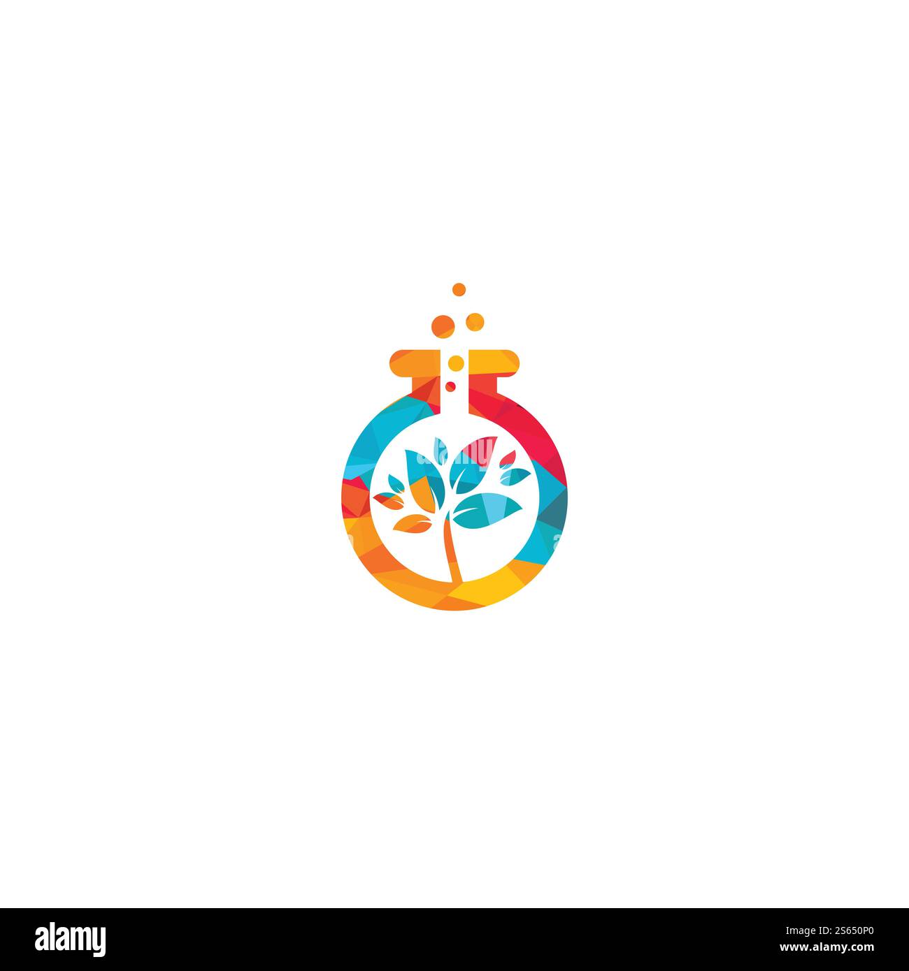 Green lab logo design. Green tree for Lab logo design inspiration Stock ...