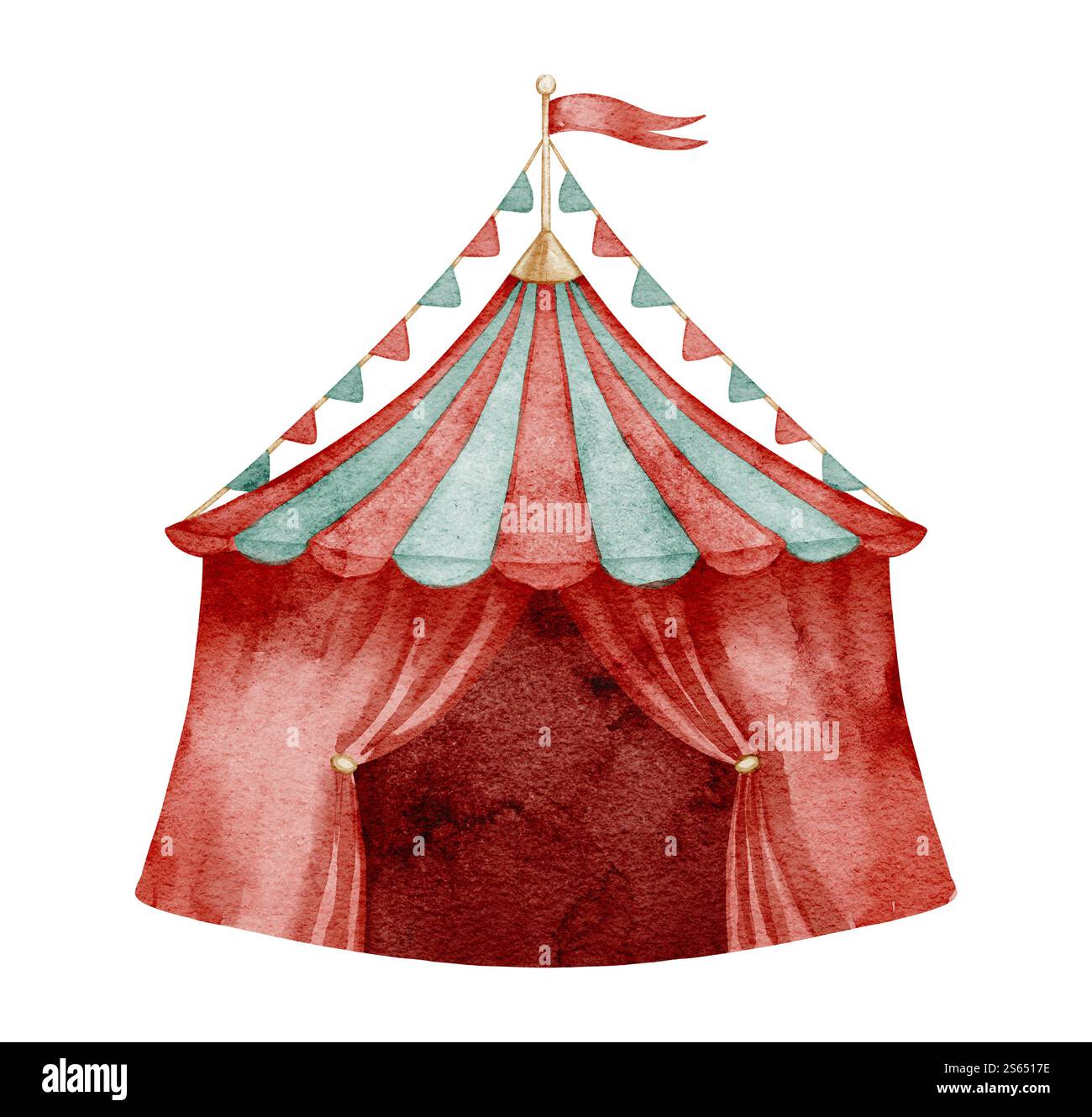 Vintage Circus Tent Drawing Vintage Circus Tent Illustration On