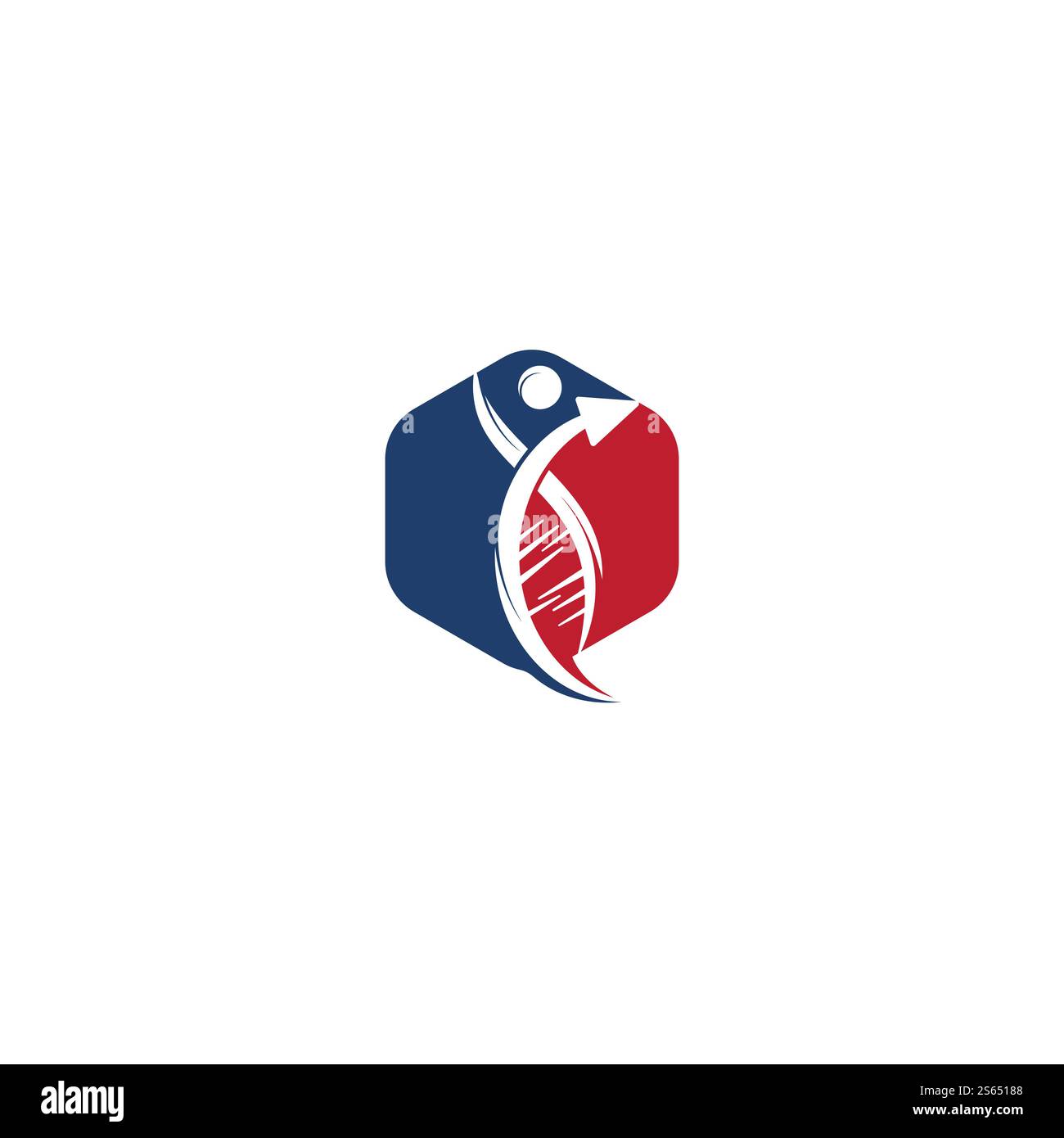 Human DNA and genetic logo design Stock Vector Image & Art - Alamy