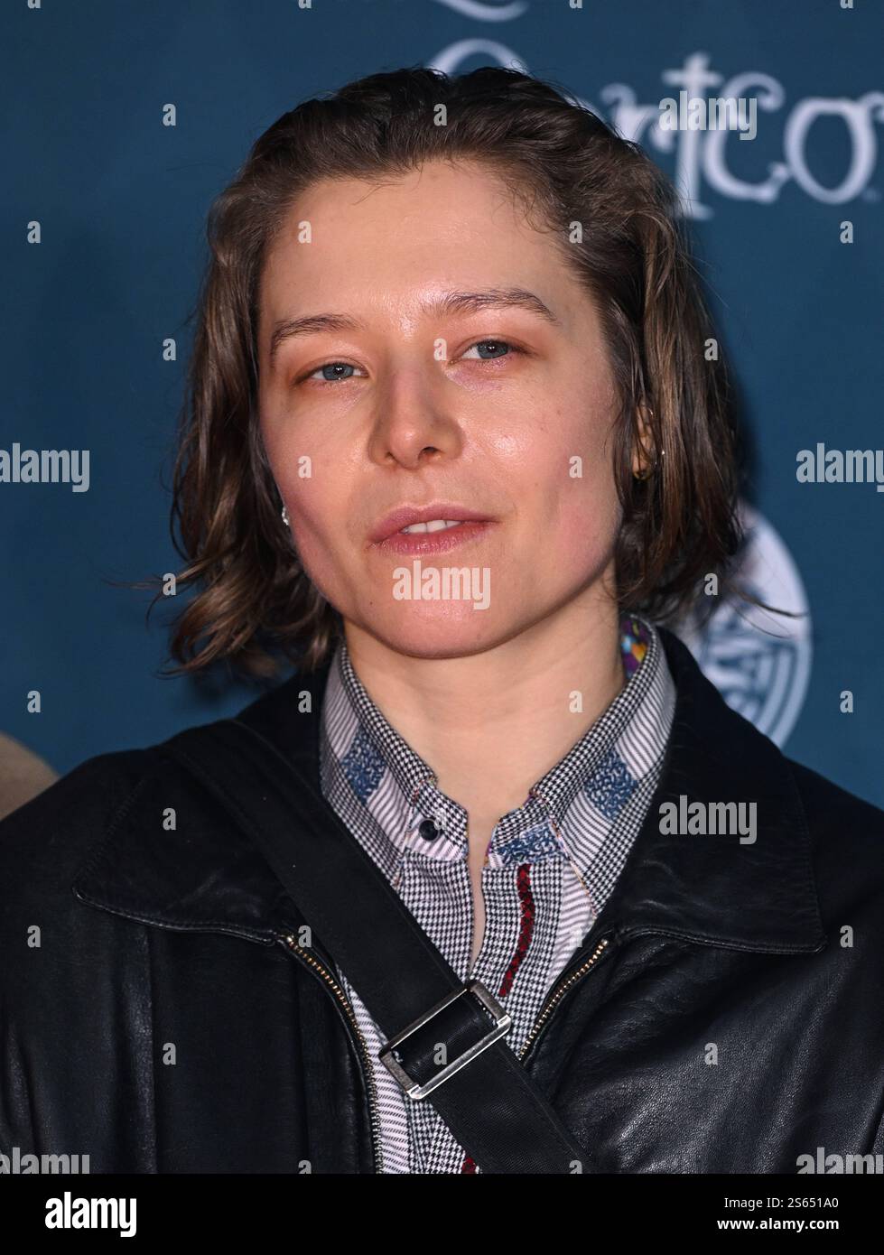 London, UK. January 15th, 2025. Emma D'Arcy arriving at the premiere of ...