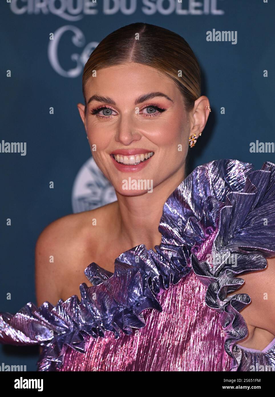 London, UK. January 15th, 2025. Ashley James arriving at the premiere ...