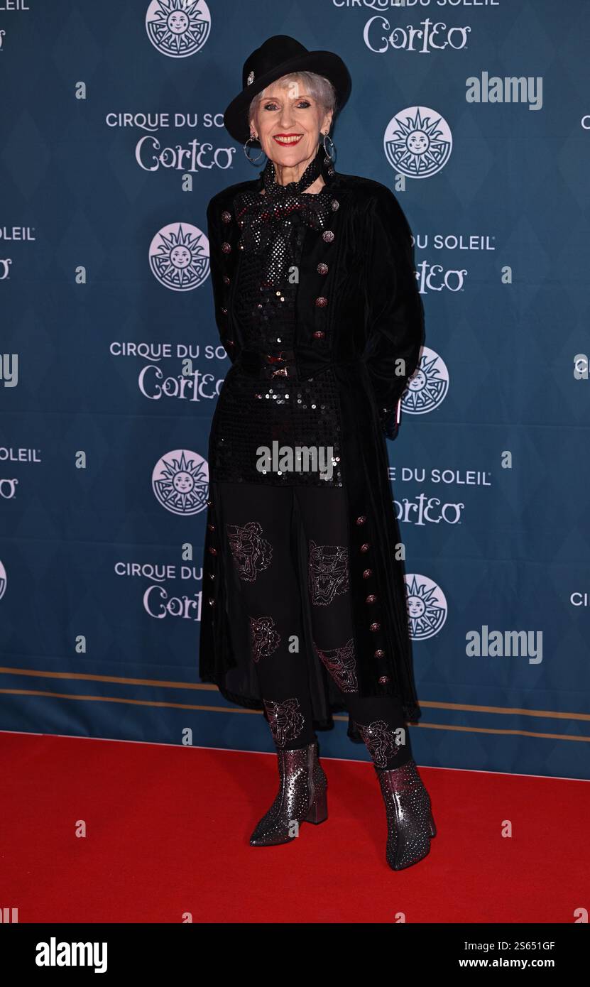London, UK. January 15th, 2025. Anita Dobson arriving at the premiere ...