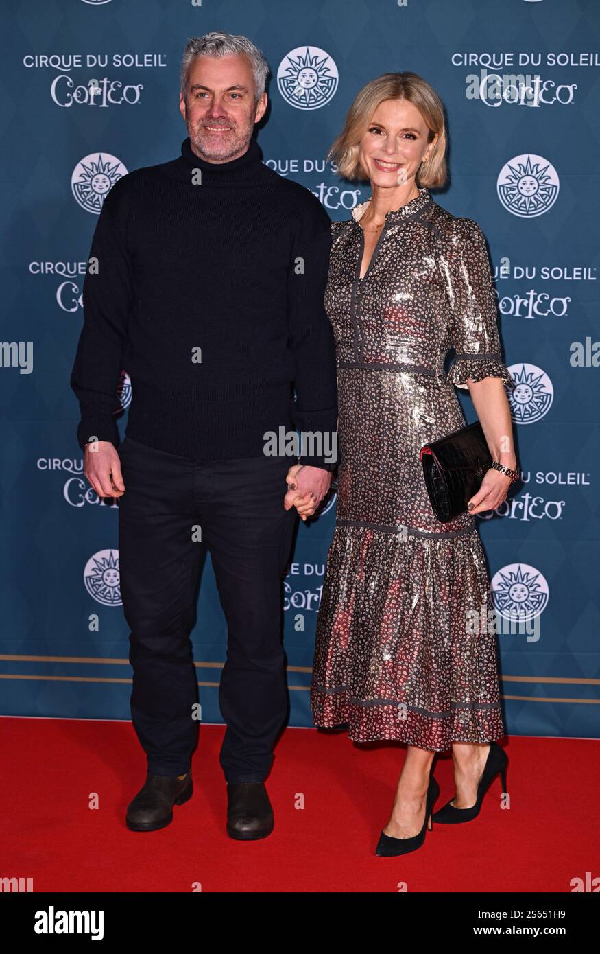 London, UK. January 15th, 2025. Jonathan Stadlen and Emilia Fox ...