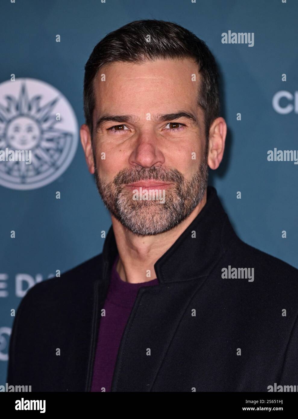 London, UK. January 15th, 2025. Gethin Jones arriving at the premiere ...
