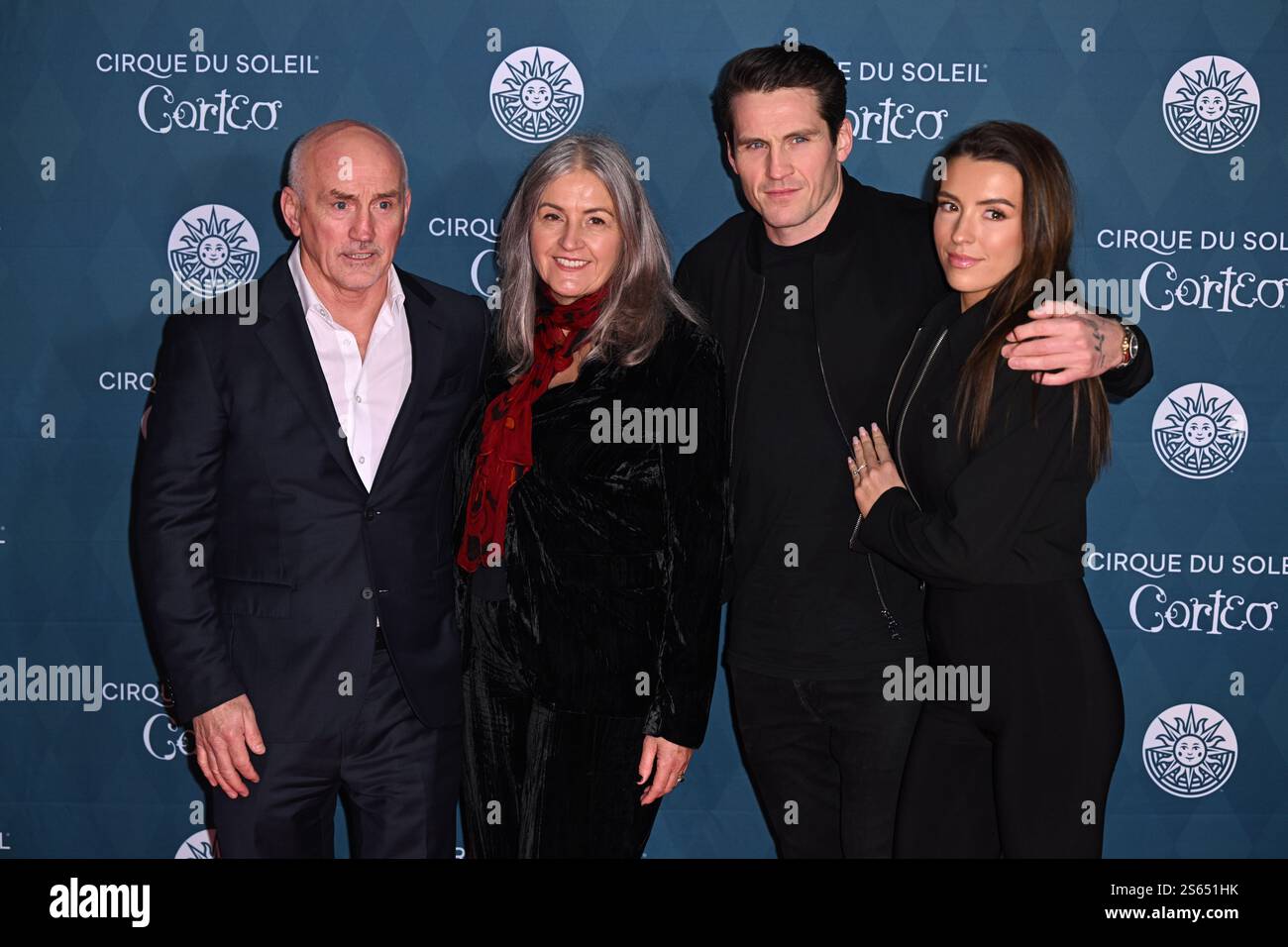 London, UK. January 15th, 2025. Barry McGuigan and Sandra McGuigan ...