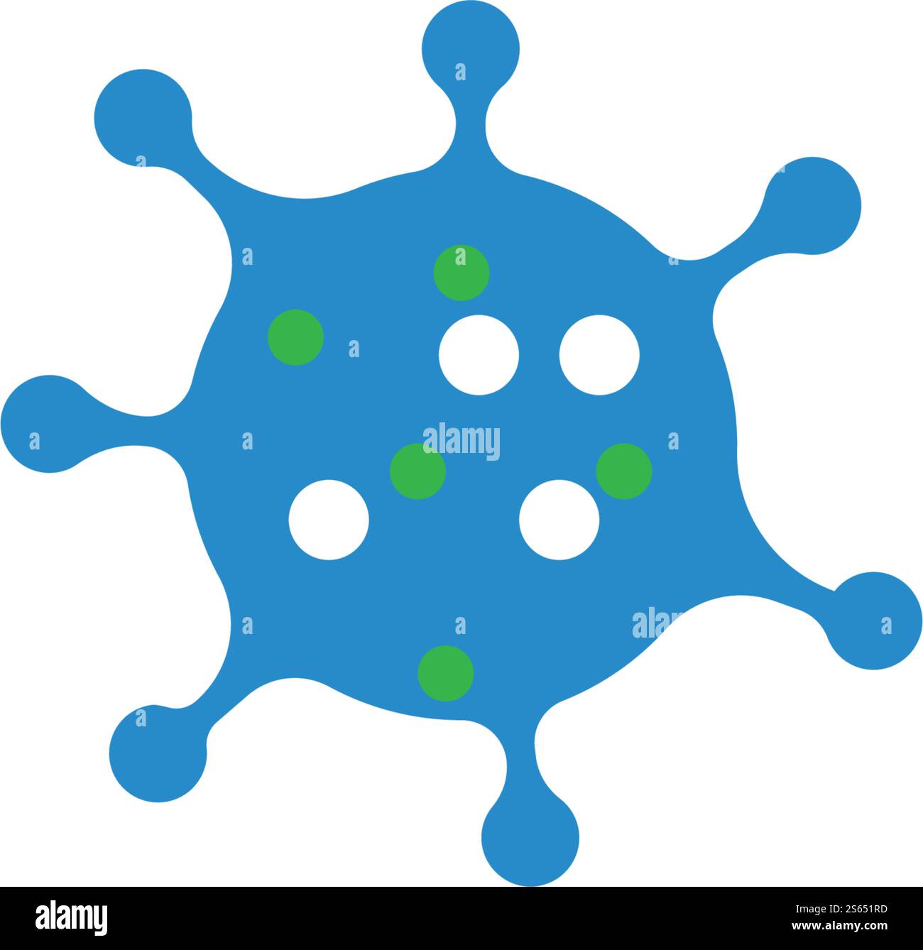 Bacterial Virus icon vector flat design Stock Vector Image & Art - Alamy