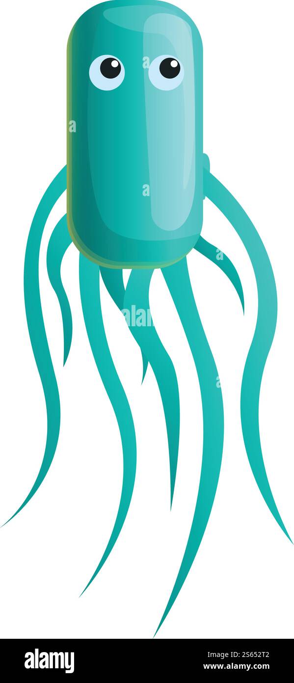 Blood bacteria icon. Cartoon of blood bacteria vector icon for web ...