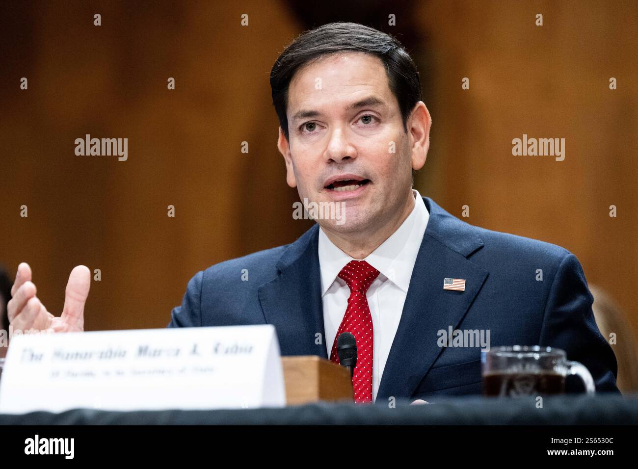 Washington, United States. 15th Jan, 2025. U.S. Senator Marco Rubio (R ...