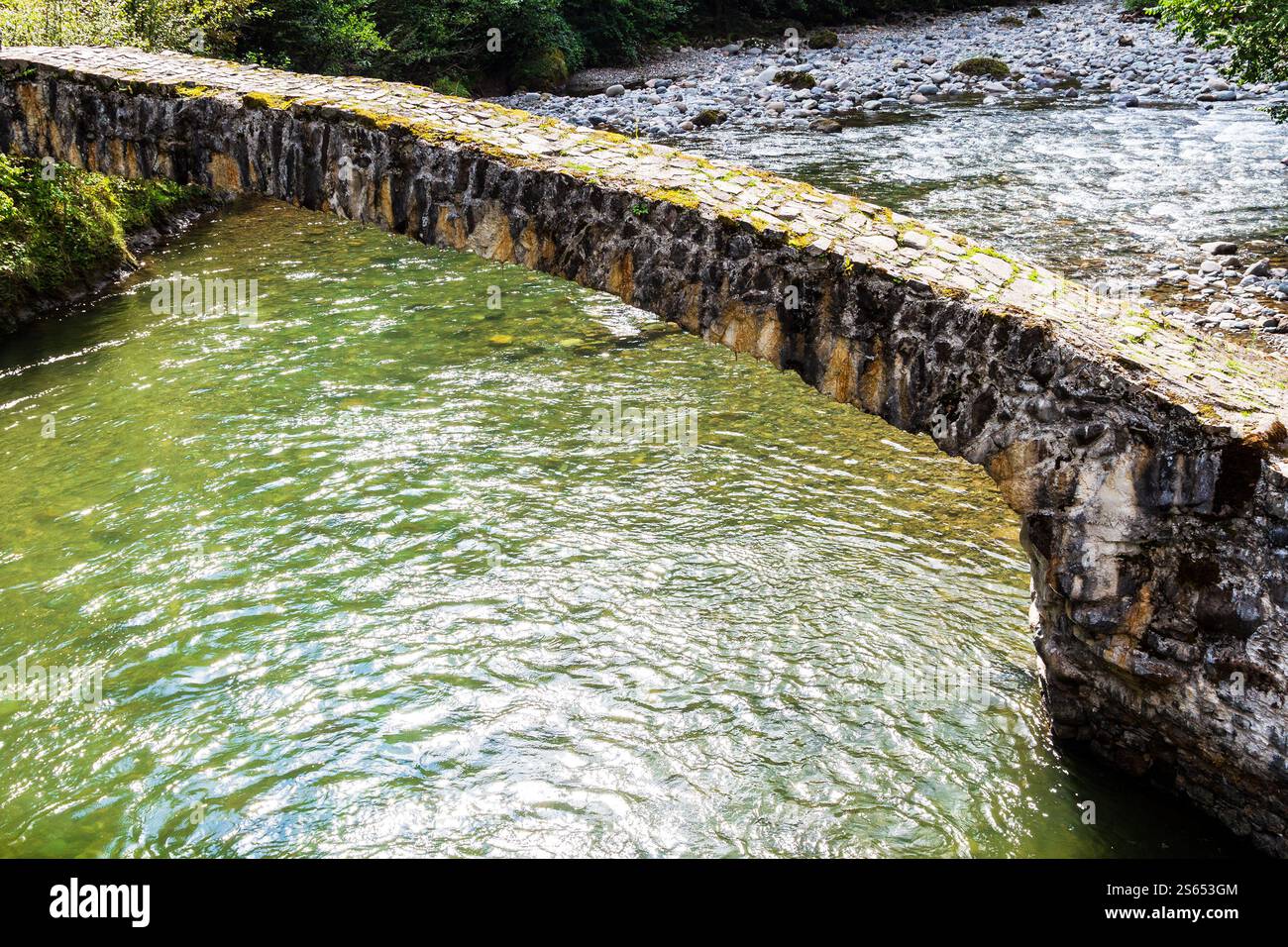 Bridge over ravine hi-res stock photography and images - Alamy